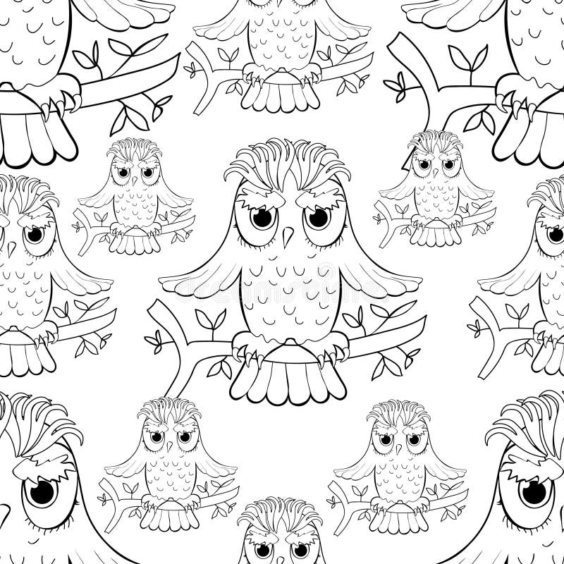 Howlet Bird with Raised Wings. Vector Illustration Stock Vector ...