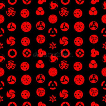 Akatsuki Naruto Seamless Pattern Stock Illustrations – 22 Akatsuki ...