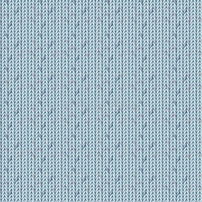 Seamless Pattern Imitating Hand Knitting in Blue Tones Stock ...