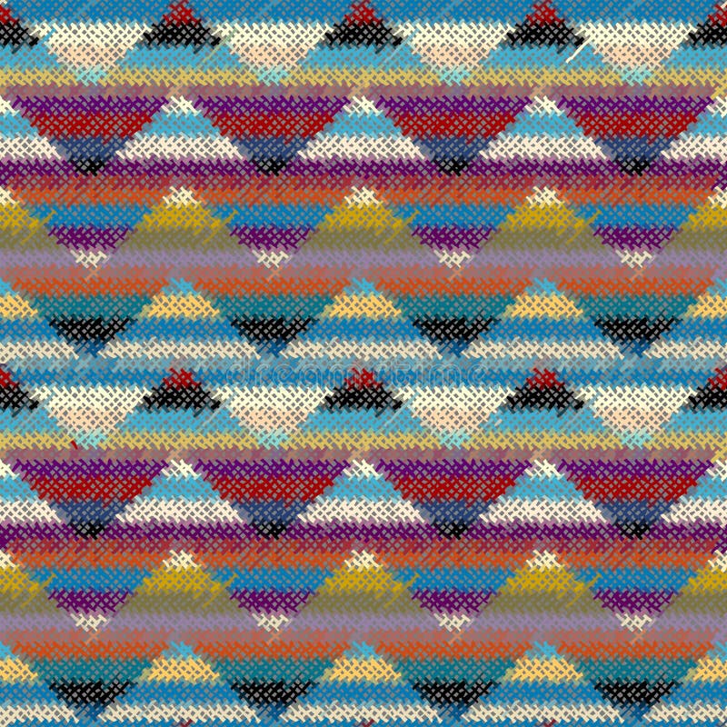 Seamless Vector Square Pattern. Abstract Color Background. Stock Vector ...