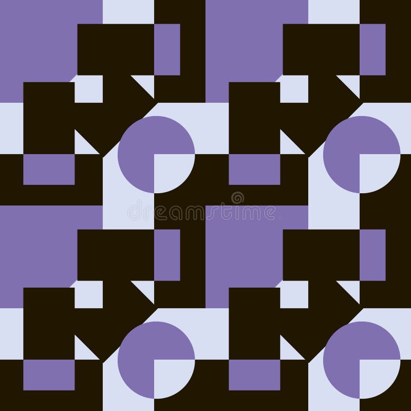 Seamless Pattern, Infinite Texture - Geometric Shapes, Abstract Pattern ...