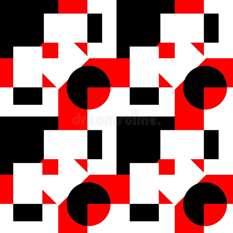Seamless Pattern, Infinite Texture - Geometric Shapes, Abstract Pattern ...
