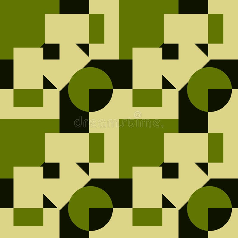 Seamless Pattern, Infinite Texture - Geometric Shapes, Abstract Pattern ...