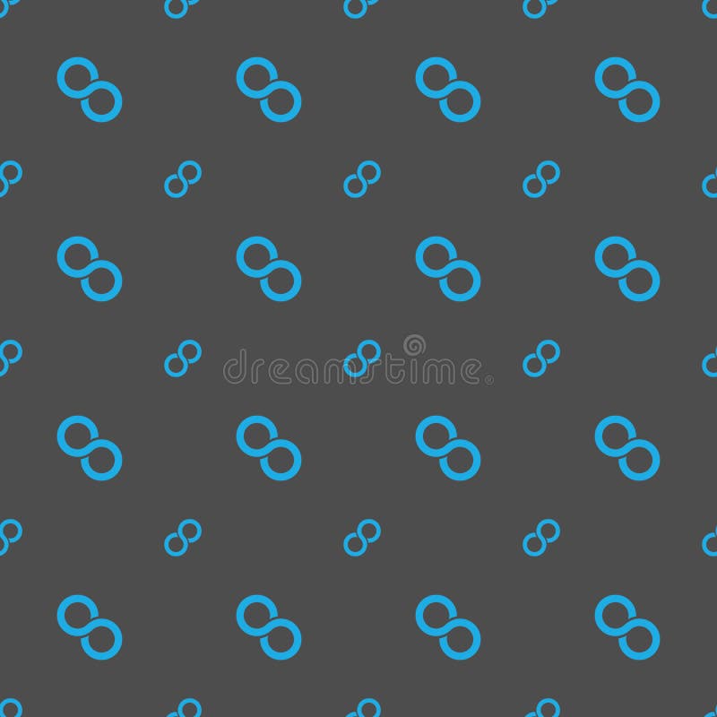 Seamless Pattern of Infinity Symbol Stock Vector - Illustration of ...