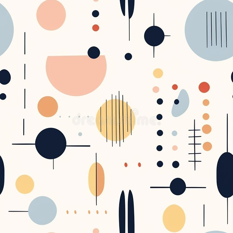 Scandinavian Simplicity: Minimal Pattern Stock Illustration ...