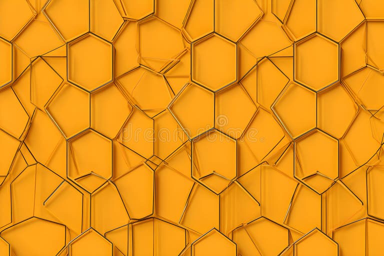 Abstract Beehive Wallpaper. Abstract Beehive Patterns in Orange ...