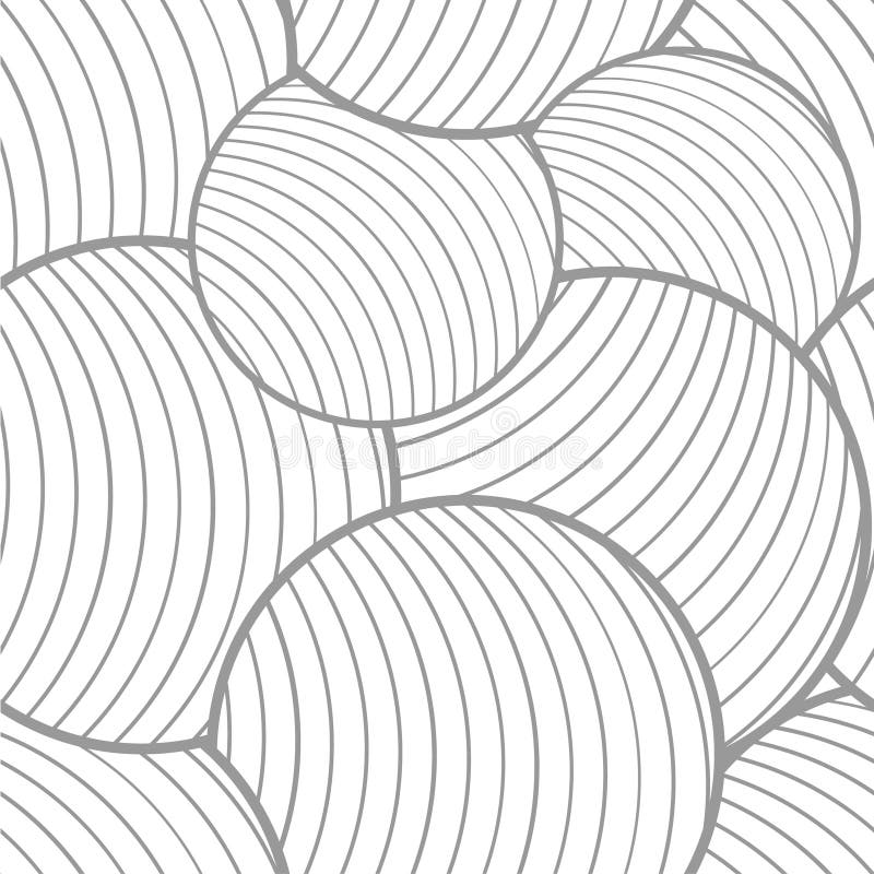 Seamless Pattern of Intersecting Circles. Template for Packaging ...