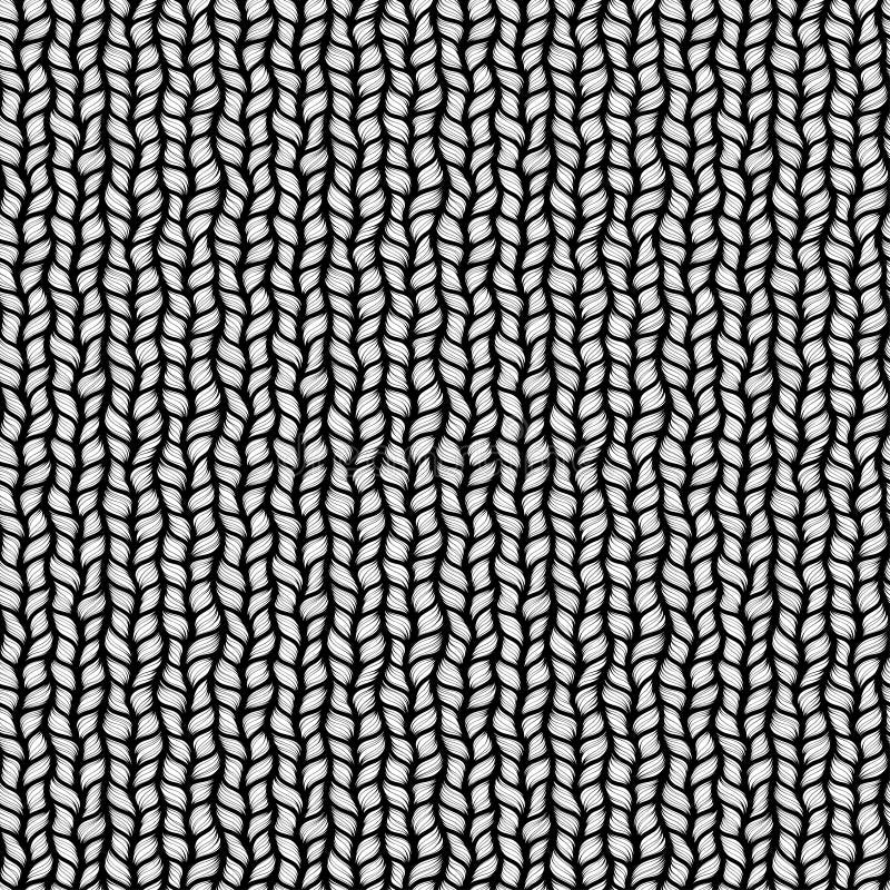 Seamless Pattern with Interweaving of Braids Stock Vector ...