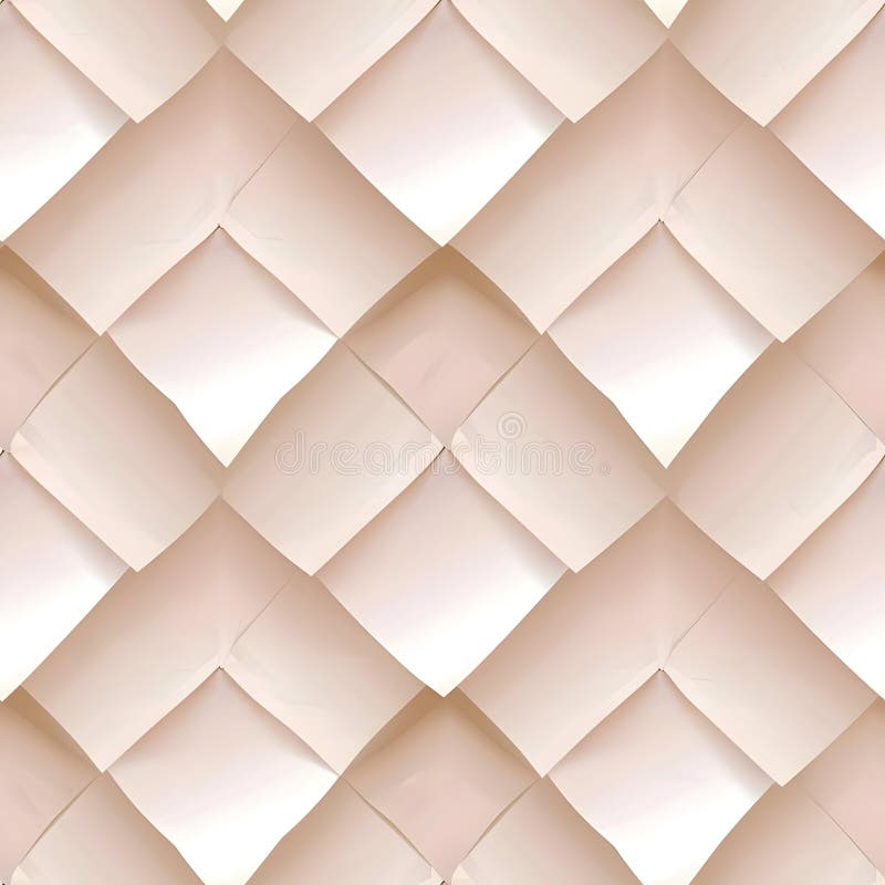A Seamless Pattern of Interwoven Light Beige Shapes Creating a Textured ...