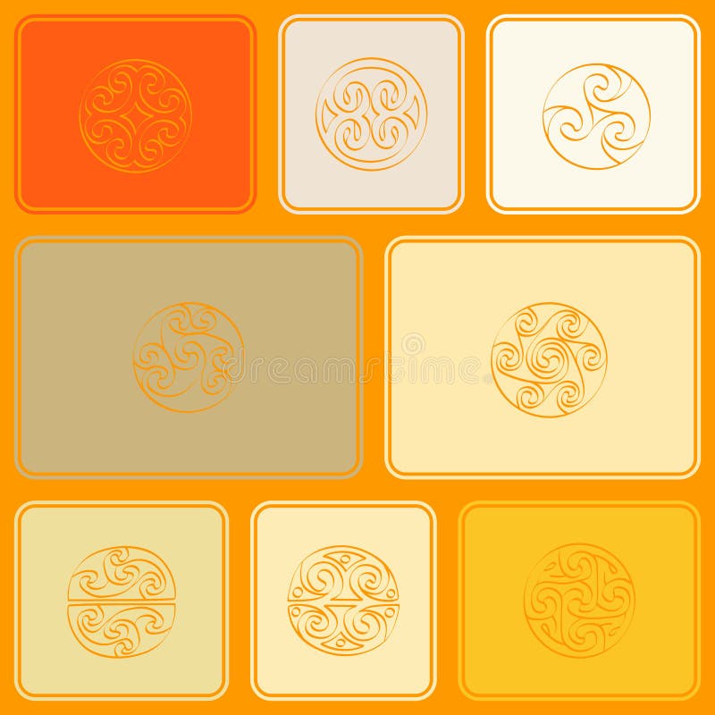 Seamless Pattern with Irish Geometric Ornament Stock Vector ...