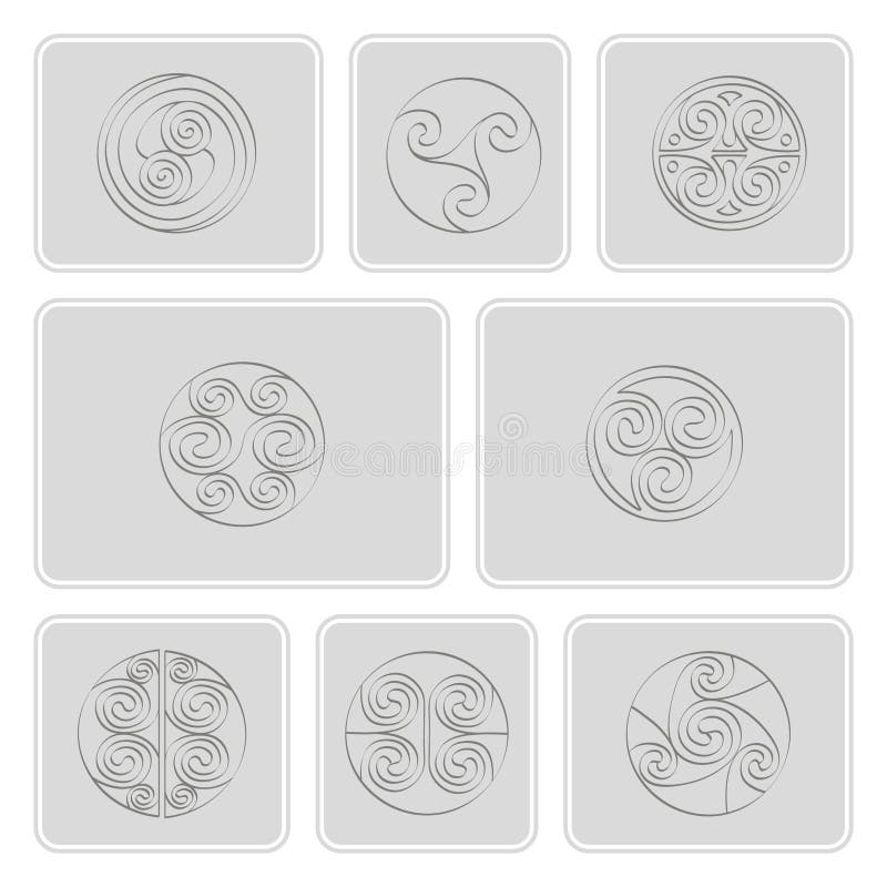 Seamless Pattern with Irish Geometric Ornament Stock Vector ...