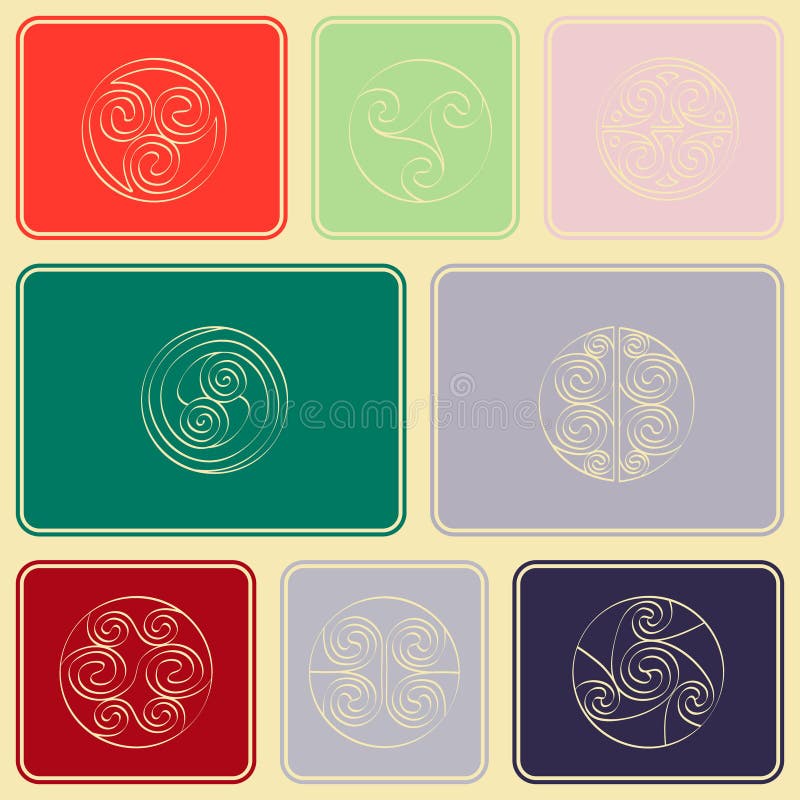 Seamless Pattern with Irish Geometric Ornament Stock Vector ...