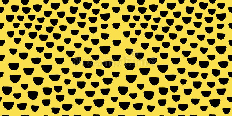 Seamless Pattern with Irregular Half Circle Shapes Stock Illustration ...