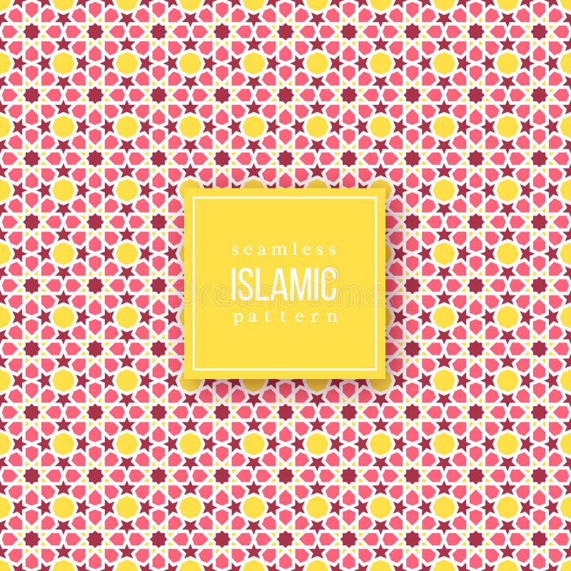 Seamless Pattern in Islamic Traditional Style. Stock Illustration ...