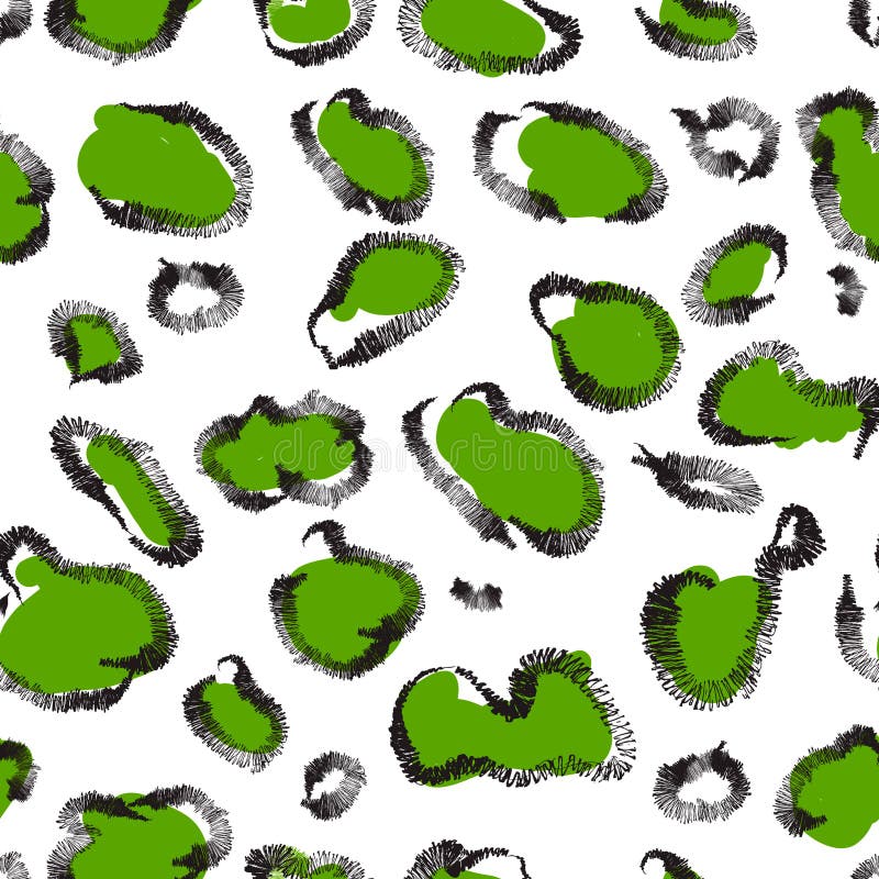 Seamless Pattern of Jaguar Spots. Natural Textures.Seamless Animal ...