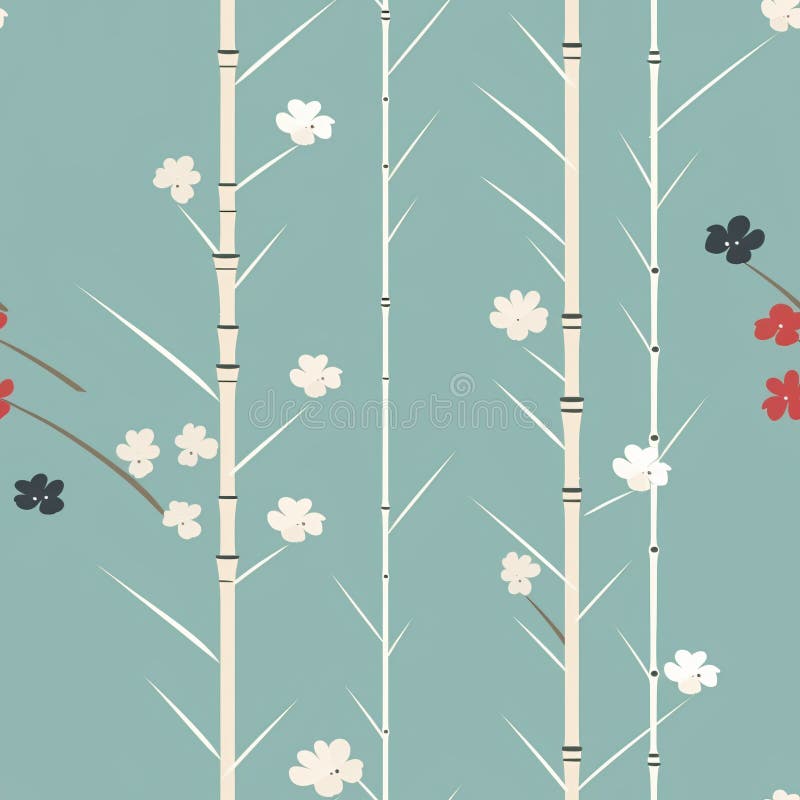 Seamless Pattern of Japanese Style Stock Illustration - Illustration of ...