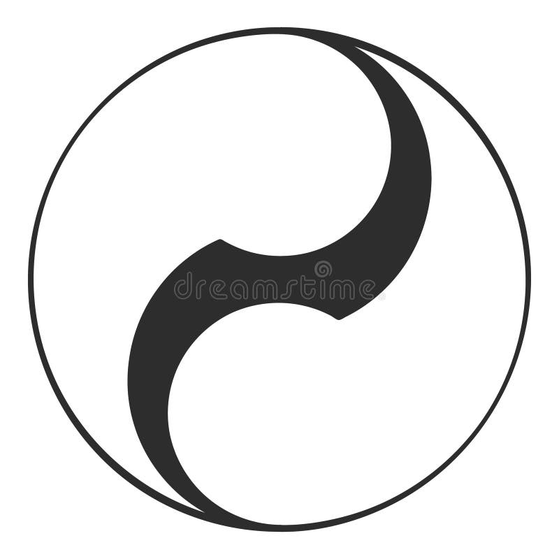 Seamless Pattern with Japanese Symbol Tomoe Stock Vector - Illustration ...