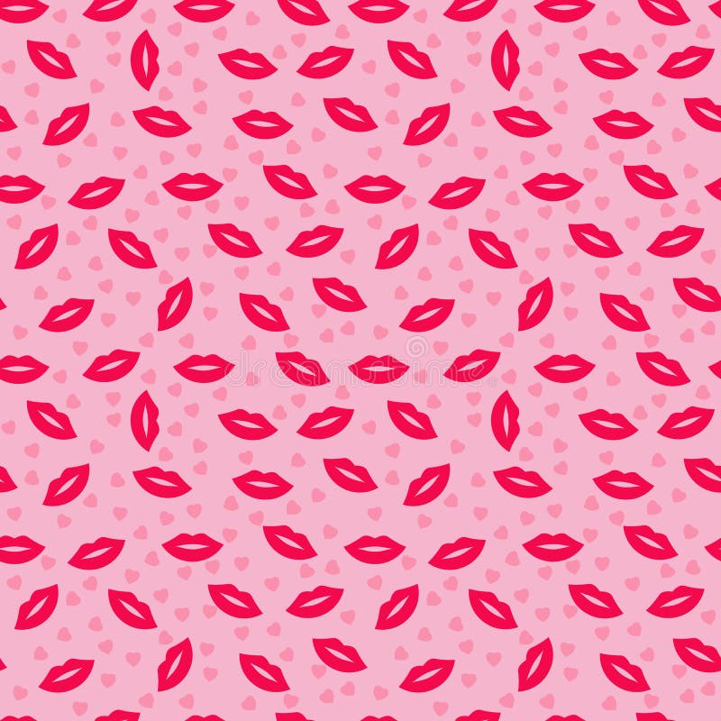 Seamless Texture Kisses Stock Illustrations – 462 Seamless Texture ...