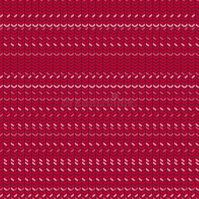 Seamless Pattern Knitted with Knitting Needles Stock Vector ...