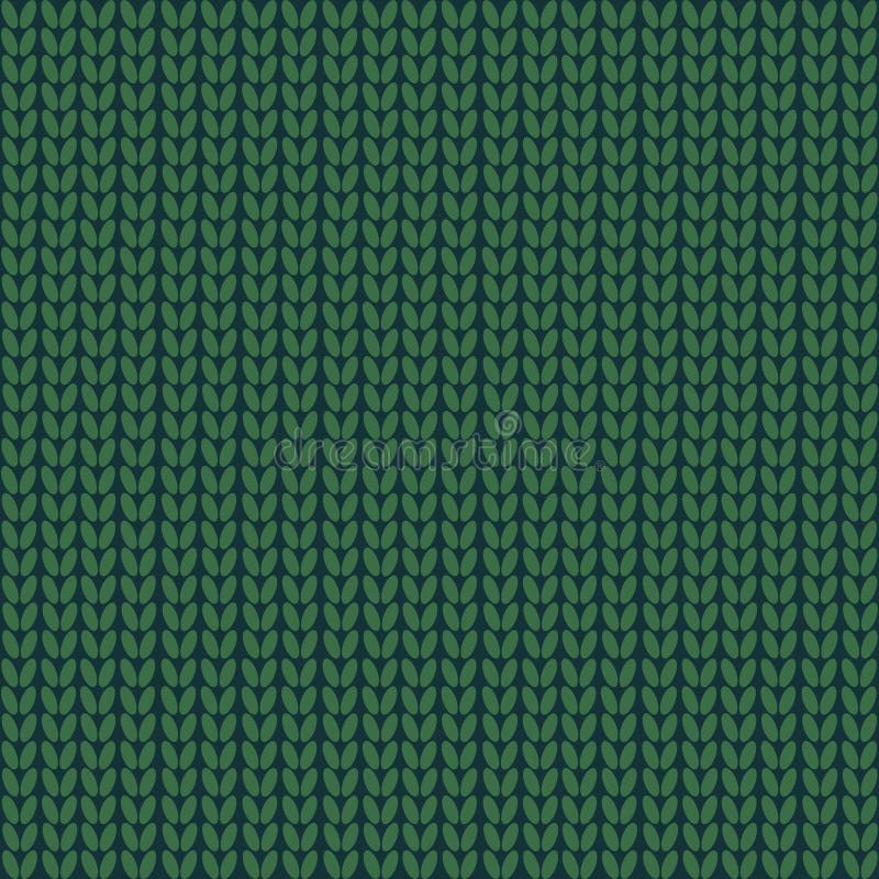 Seamless Pattern. Knitted Wool Background.Winter. Green. Texture ...