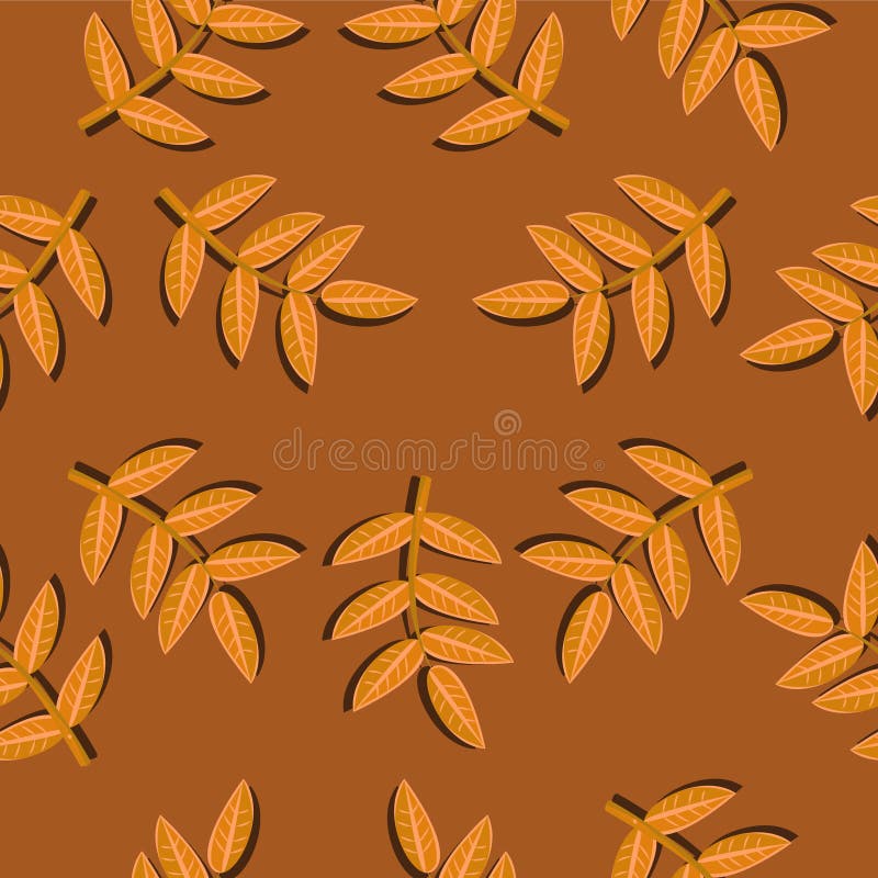 Seamless Pattern with Leaf, Abstract Leaf Texture Stock Vector ...