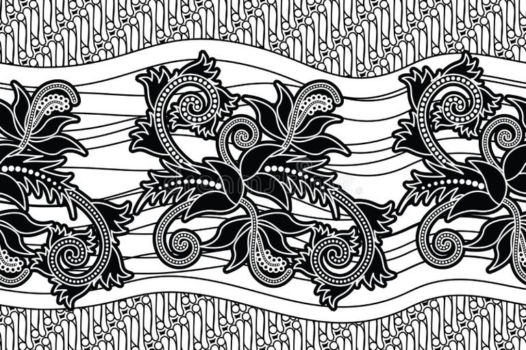 Batik Leaf Pattern Stock Illustrations – 28,402 Batik Leaf Pattern ...