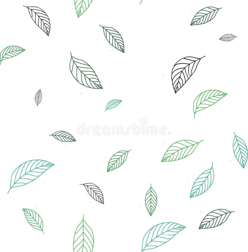 Leaves Theme Wedding Card Invitation Template Design Stock Vector ...