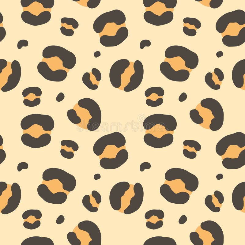 Seamless Pattern Leopard Pattern. Vector Illustration. Stock Vector ...