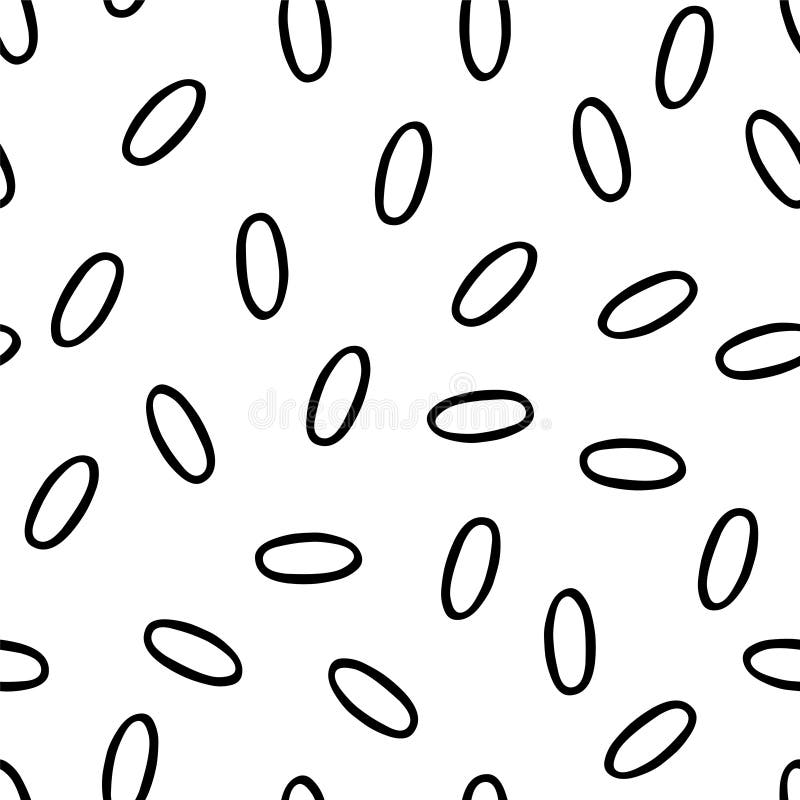 Seamless Pattern - Letters O Stock Vector - Illustration of font ...