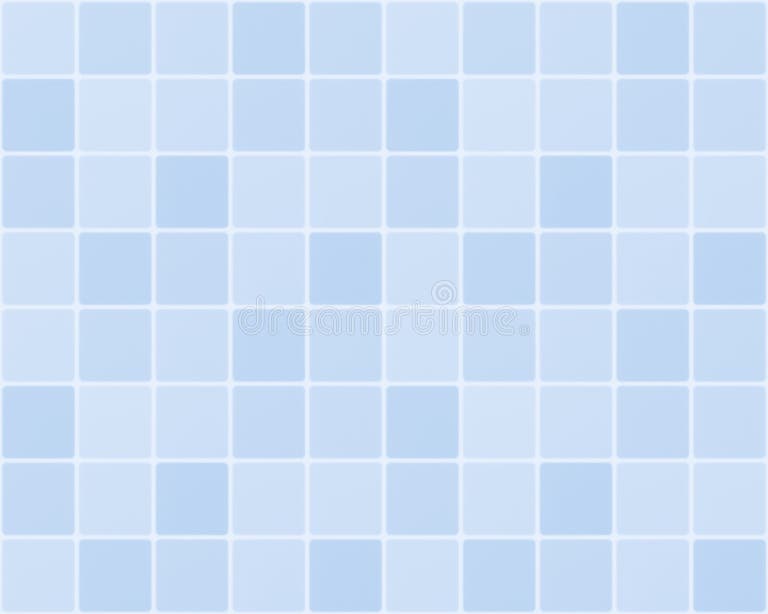 Seamless Pattern: Light Blue Tiled Background Stock Illustration ...