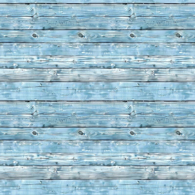Seamless Pattern with Light Blue Wooden Boards. Stock Illustration ...