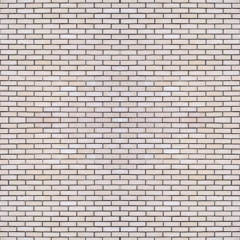 Seamless Pattern of Light Brown Brick Wall, Background Texture. Stock ...
