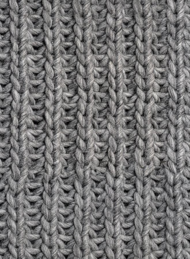 Seamless Pattern of Light Grey Knitting Texture Stock Image - Image of ...