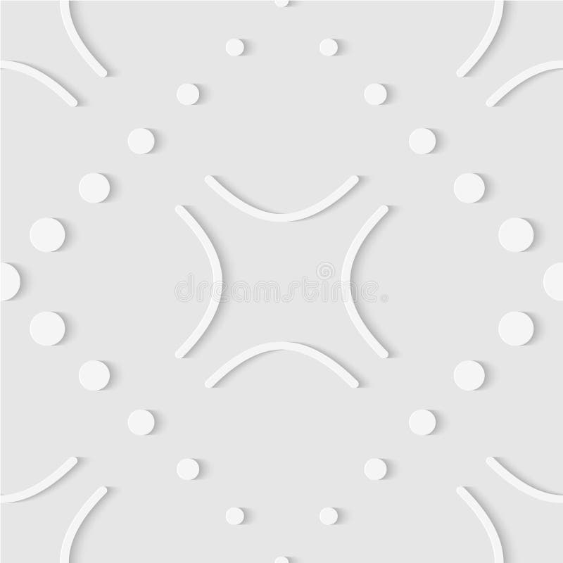 Seamless Pattern of Lines and Dots. Geometric Dotted Wallpaper Stock ...