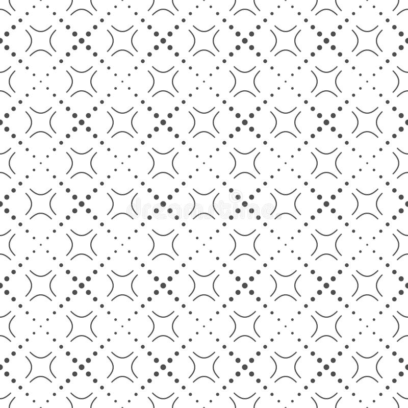 Seamless Pattern of Lines and Dots. Geometric Dotted Wallpaper Stock ...