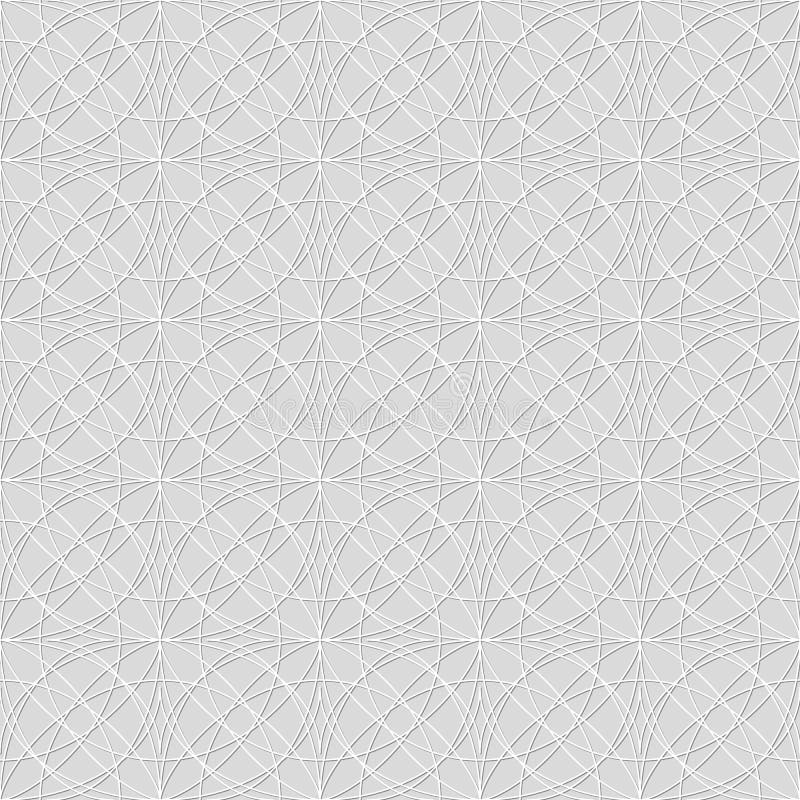 Seamless Pattern of Lines Round Lines. Beautiful Wallpaper Stock Vector ...