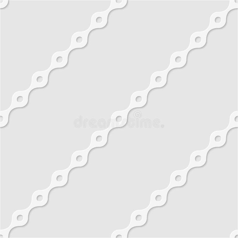 Seamless Pattern of Lines. Soft Background. Paper Chain Stock Vector ...