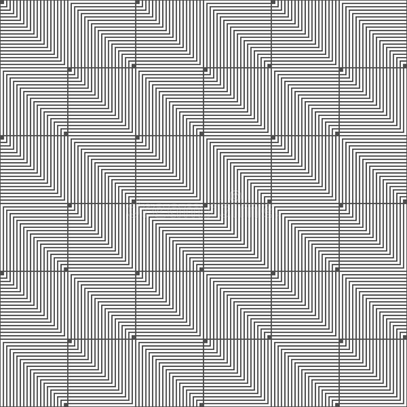 Seamless Pattern of Lines. Unusual Striped Wallpaper Stock Vector ...