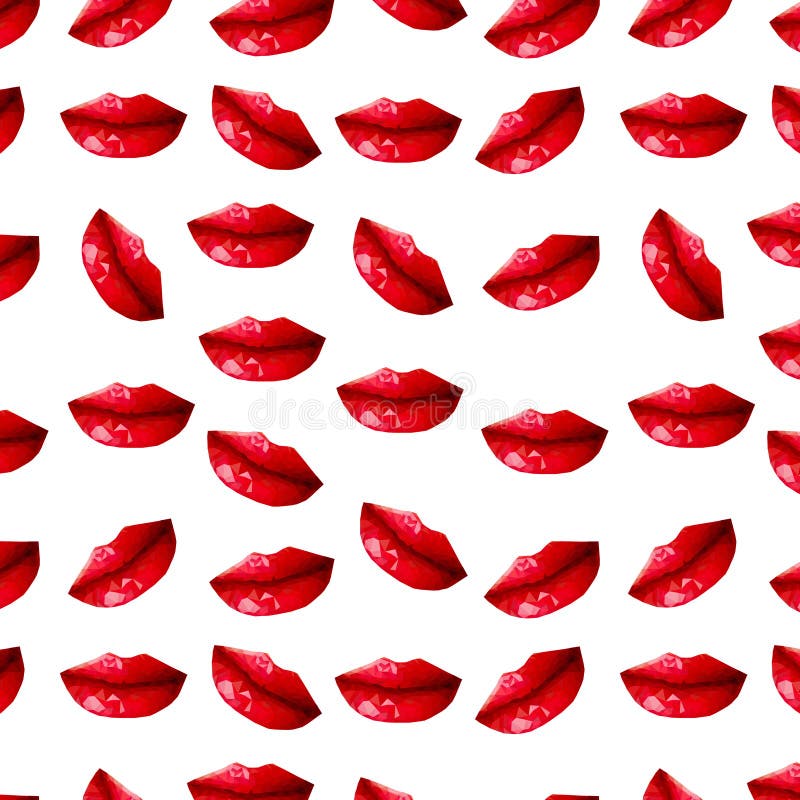 Lips pattern stock illustration. Illustration of kiss - 211309198