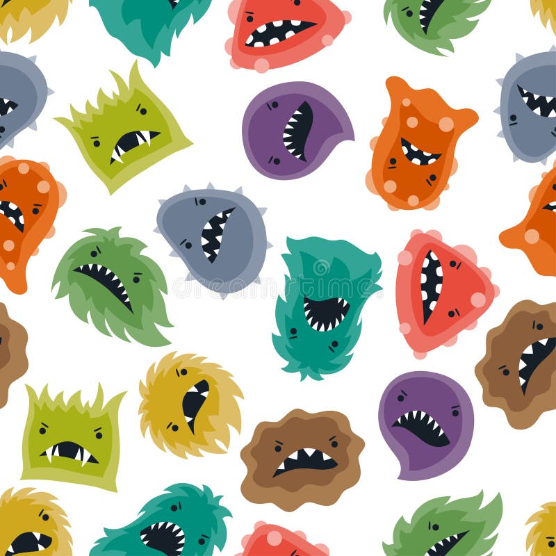 Angry Microbes Stock Illustrations – 156 Angry Microbes Stock ...