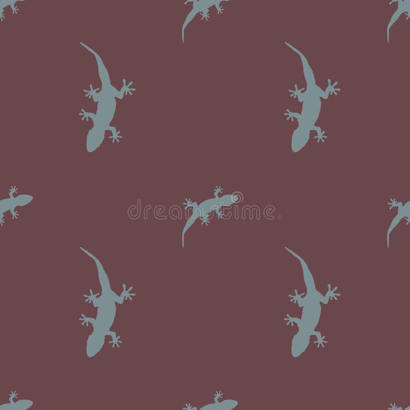 Seamless Pattern Lizard, in the Color Winter 2018 2019 Vector Stock ...