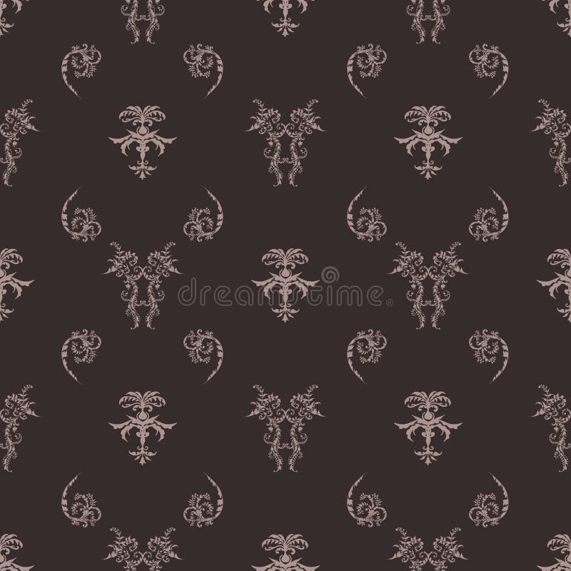 Seamless Pattern with Luxurious Floral Ornaments, Light Decorative ...