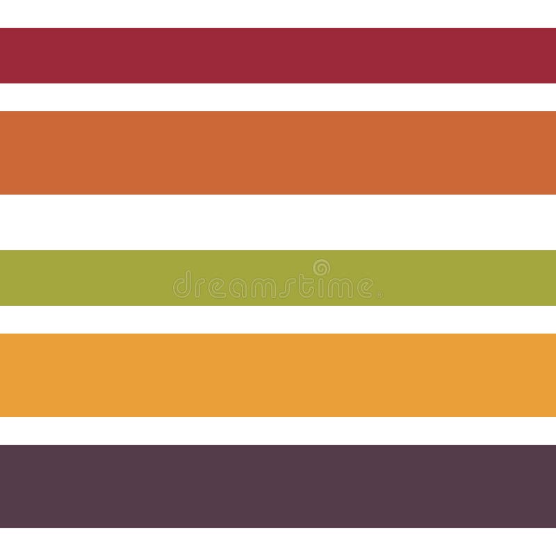 Seamless Pattern Made of Colorful Horizontal Lines Stock Vector ...
