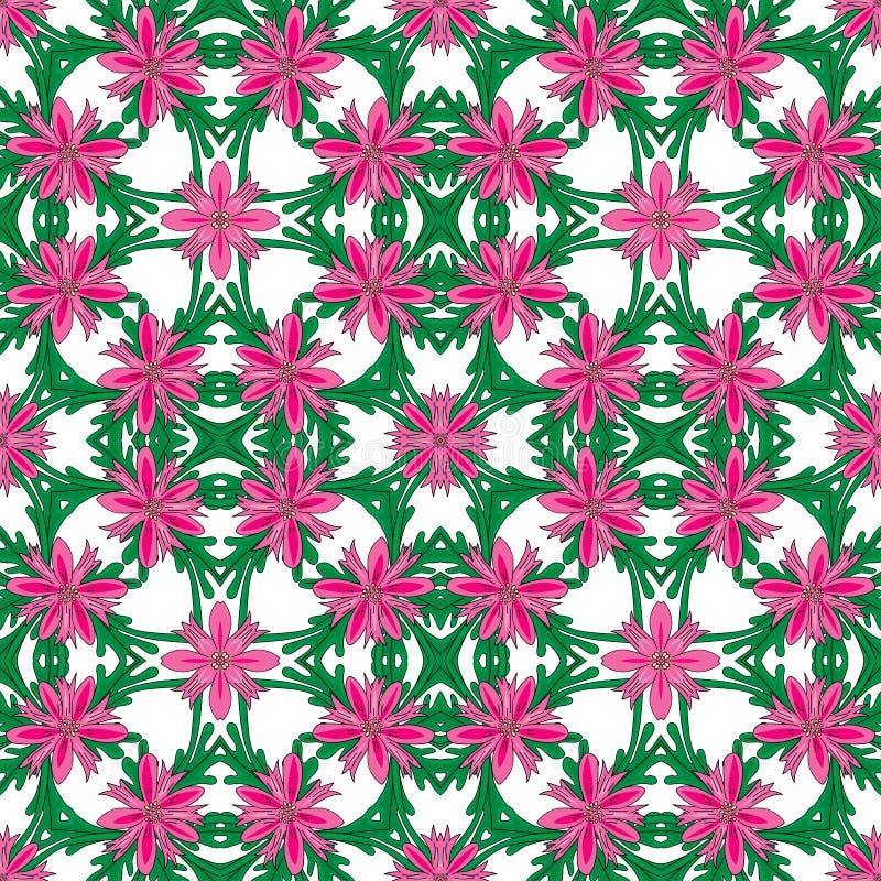 Seamless pattern stock vector. Illustration of wallpaper - 40004648