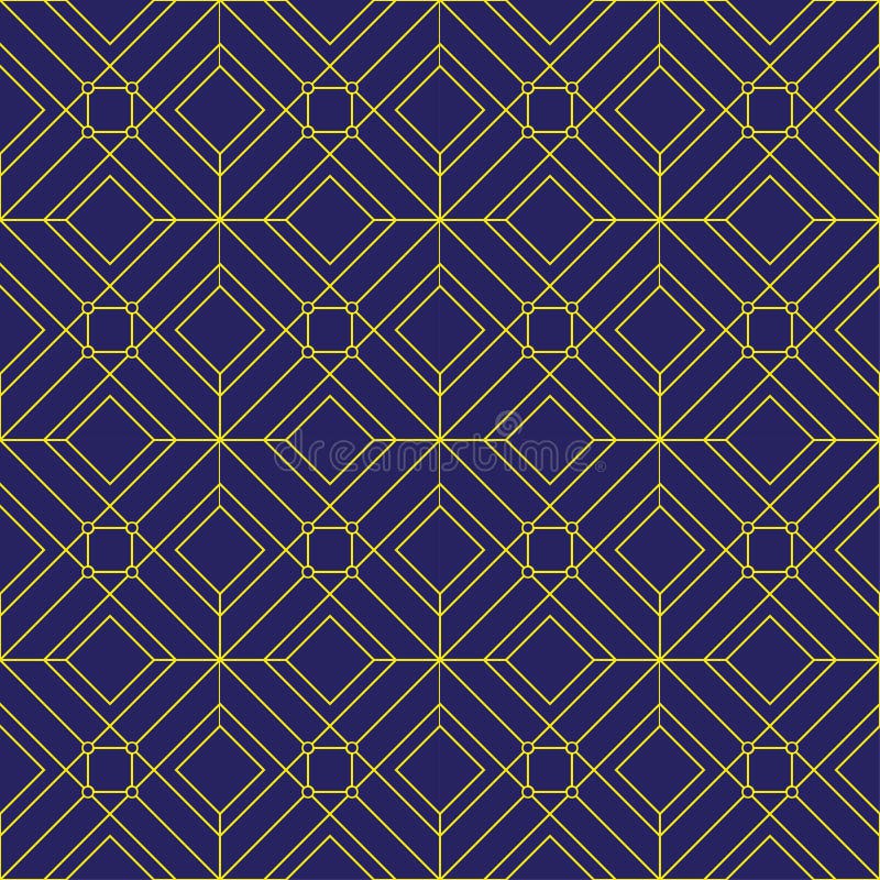 Seamless Pattern Made with Linear Square. Simple Geometric Illustration ...