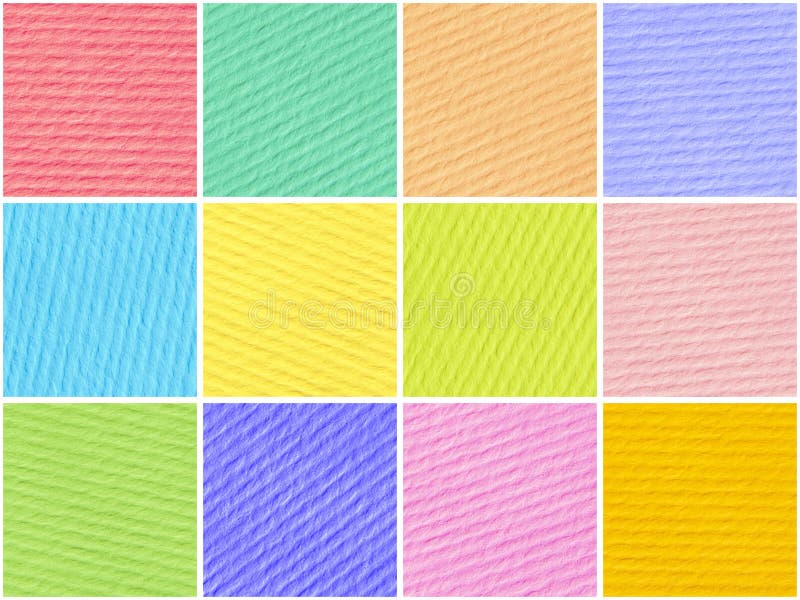 Seamless Pattern Made of Square Photos of Colored Paper Stock ...