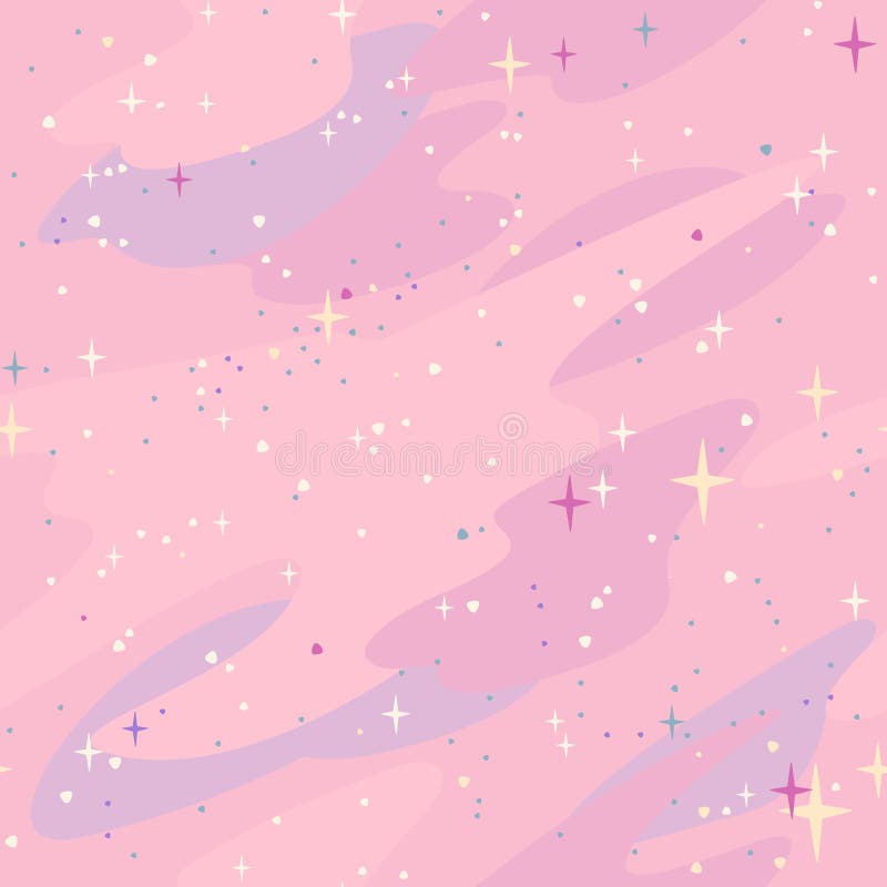 Pastel starry sky stock illustration. Illustration of design - 3997751