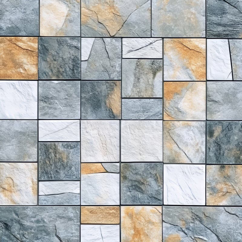 Seamless Pattern of Marble, Stone and Travertine. Stock Illustration ...