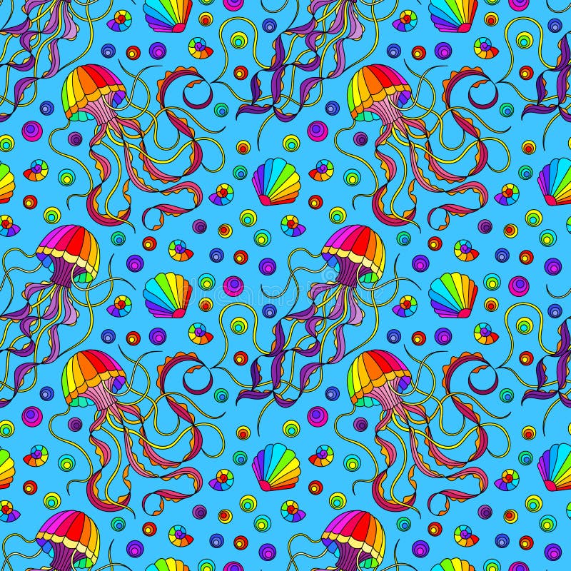 Rainbow Fish Outline Stock Illustrations – 491 Rainbow Fish Outline ...