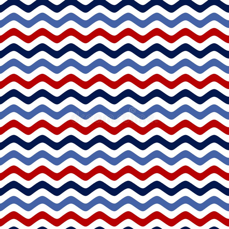 Seamless Pattern with a Maritime Theme. Retro Colors. Colorful Sea ...